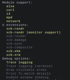 Error 2 when attempting to build cxx object bar.cpp.o · Issue #644 · polybar/polybar · GitHub