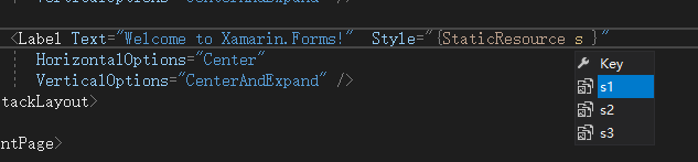 [Bug] There is no smart hint in VS by the extension tag defined by ...