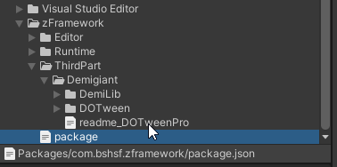 请将此插件支持从 package 中使用 · Issue #640 · Demigiant/dotween · GitHub