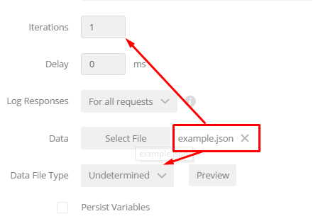 Collection runner does not identify the JSON format when selecting Data file · Issue #4591 ...