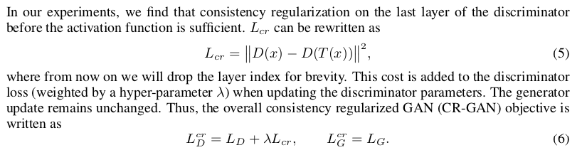 Consistency Regularization for Generative Adversarial Networks · Issue #1454 · arXivTimes ...