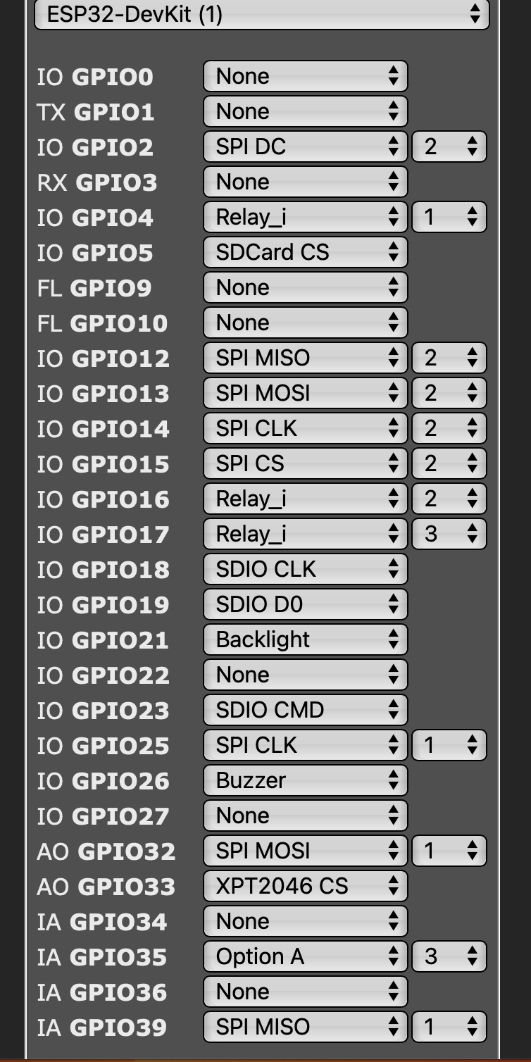 Tasmota & ESP32-Dev 2.8" TFT Display ESP32-2432S028R · arendst Tasmota ...
