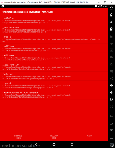 Crash On Tab · Issue 3023 · React Navigationreact Navigation · Github
