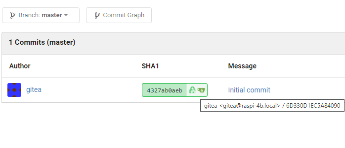 The gpg commiter of the initial commit behaves weird · Issue #11883 · go-gitea/gitea · GitHub