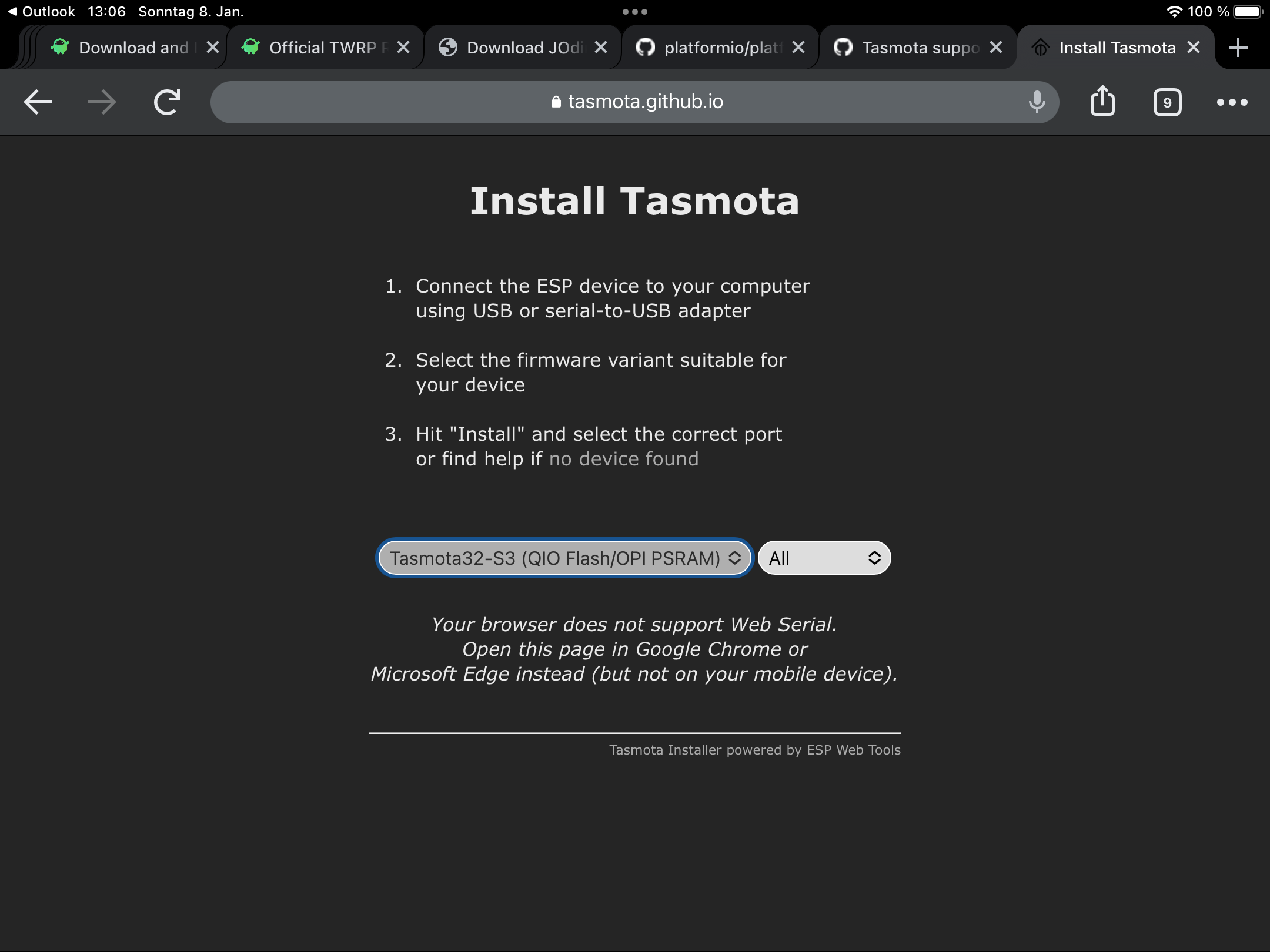 Tasmota support · Issue #18 · Xinyuan-LilyGO/T-Display-S3 · GitHub