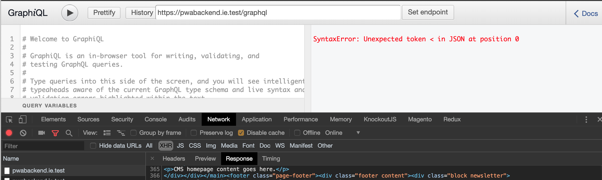 Graphql Not Working On Fresh Install Of 23 · Issue 21608 · Magentomagento2 · Github 
