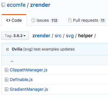 npm库中3.6.2版本的源码与github中tag:3.6.2的源码不一致 · Issue #279 · ecomfe/zrender · GitHub