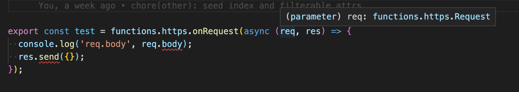 Body Does Not Exist on Type Request · Issue #977 · firebase/firebase-functions · GitHub
