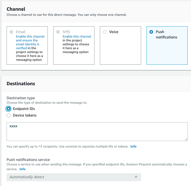 Send Test Push Notification Using Endpoint Id · Issue 3819 · Aws Amplifyamplify Js · Github 