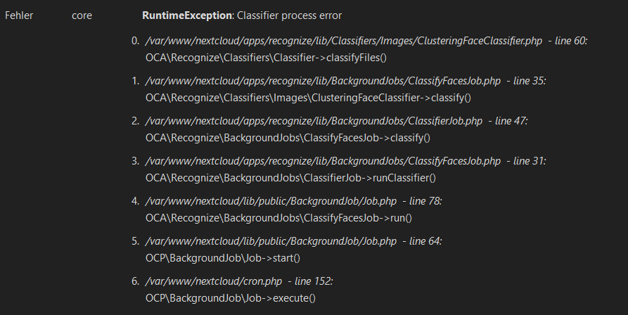 log is full of "Classifier process error" errors (likely OOM) · Issue #370 · nextcloud/recognize ...