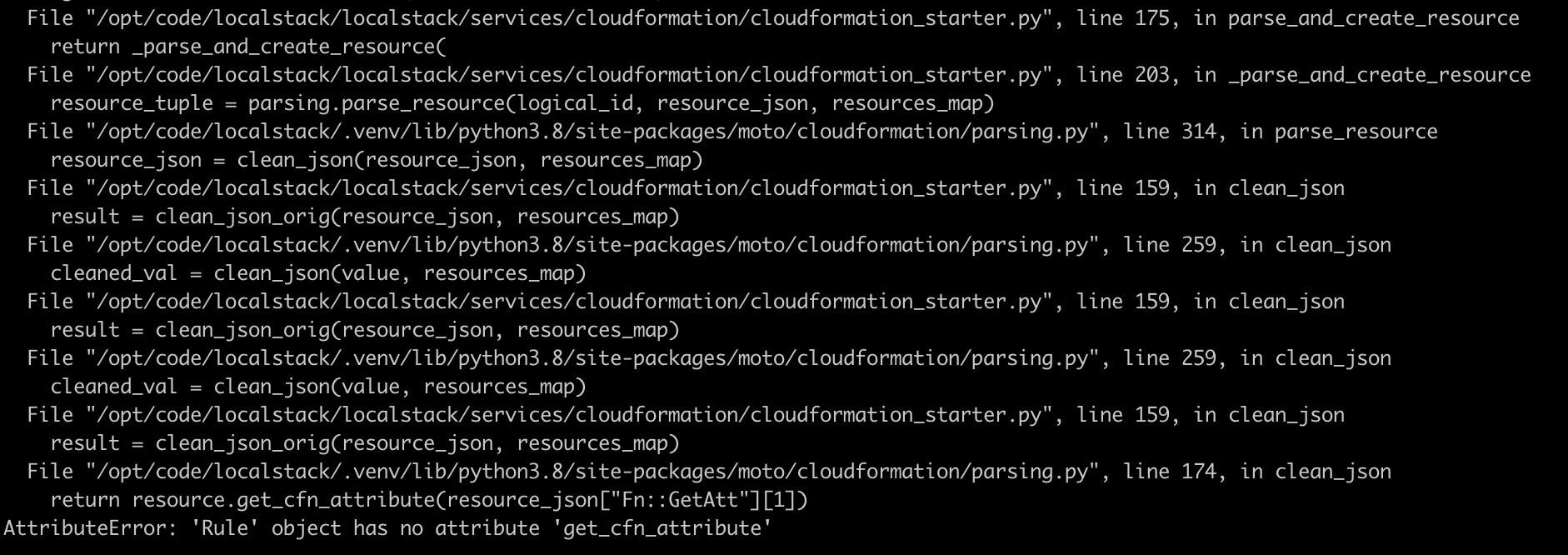 Add Cloudformation support for Events · Issue #2831 · getmoto/moto · GitHub