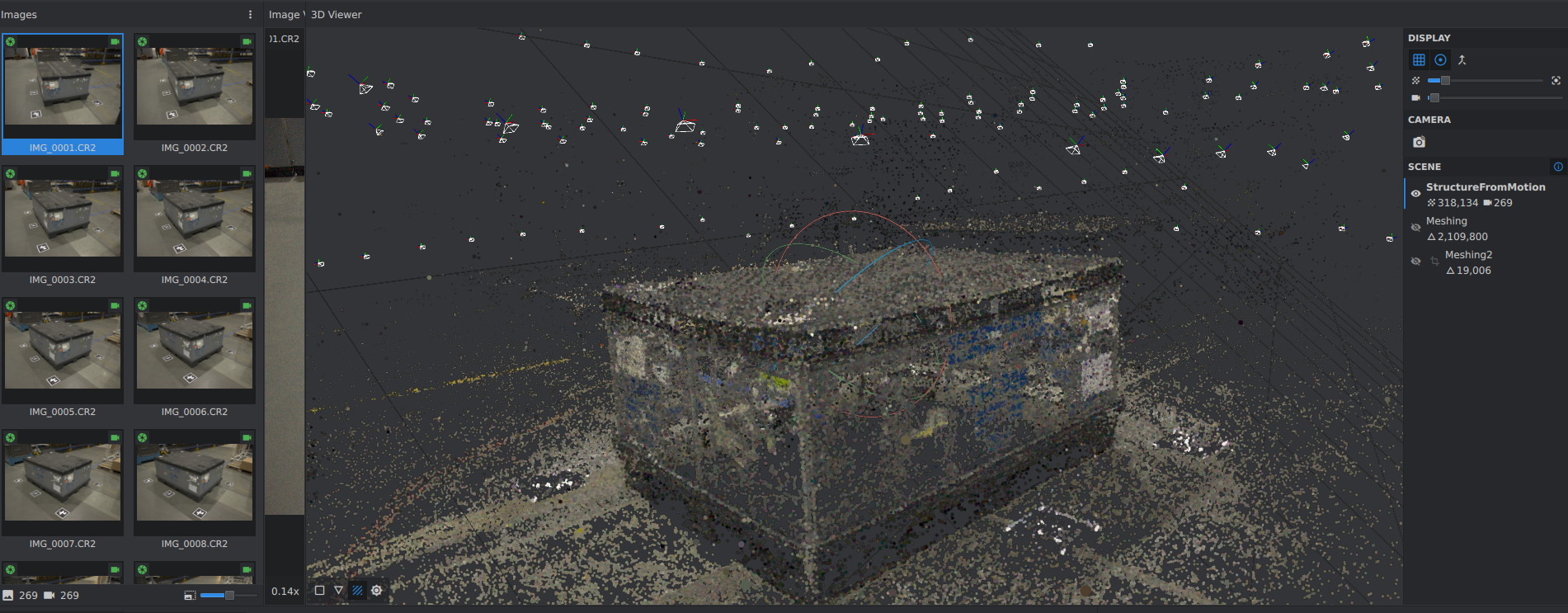 Using custom bounding box produces unusable/mangled mesh · Issue #1573 · alicevision/Meshroom ...