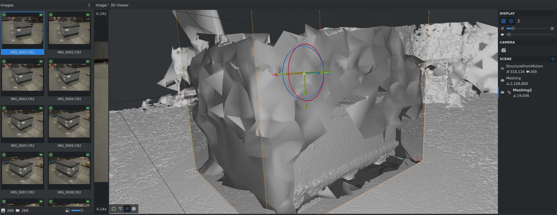 Using custom bounding box produces unusable/mangled mesh · Issue #1573 · alicevision/Meshroom ...