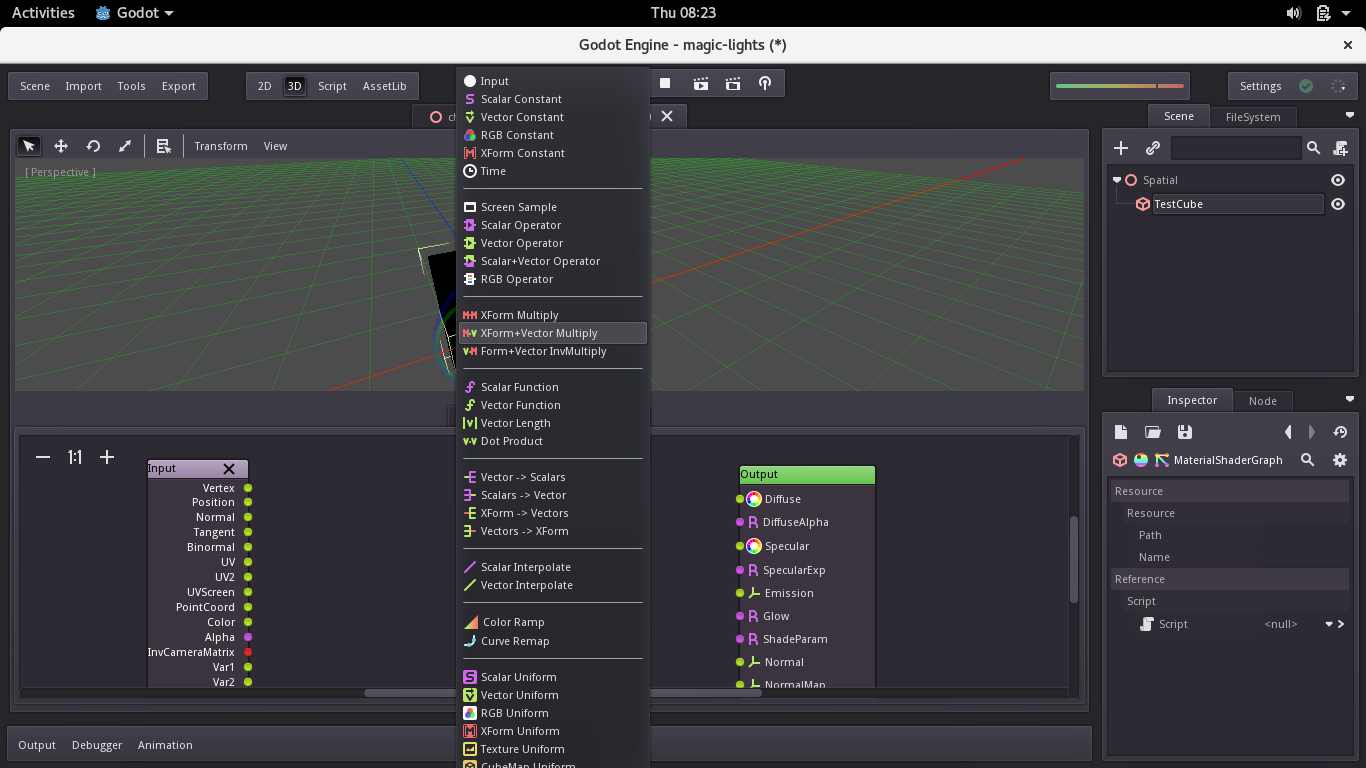 VisualShader editor RMB options are a very tall popup, requires scrolling · Issue #9618 ...