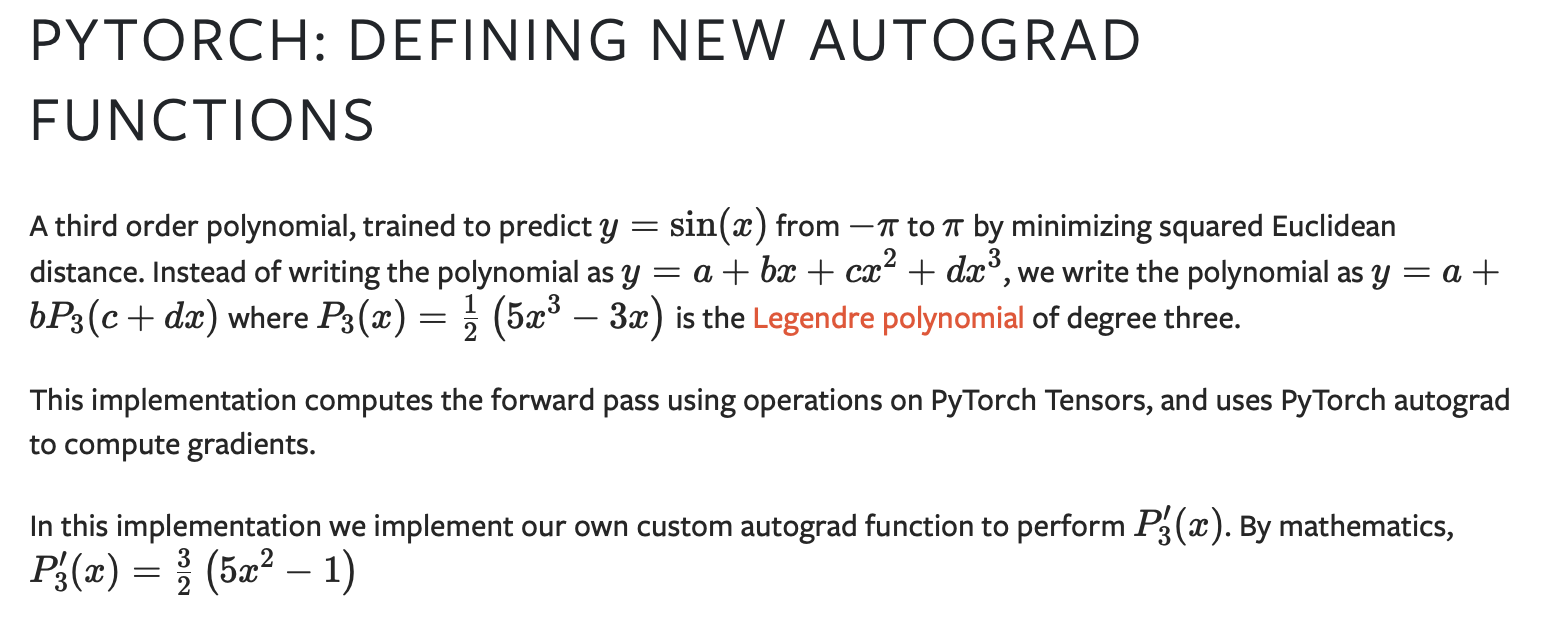 Escape backslash in examples_autograd inline math by malfet · Pull Request #1881 · pytorch ...