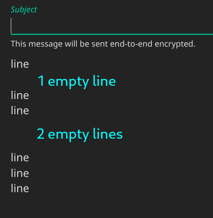 empty lines are duplicated when copied from composer · Issue #5912 · tutao/tutanota · GitHub
