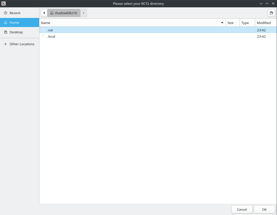 Openrct2 uses wrong file dialog when you try to selected rct2 assets for the first time. · Issue ...