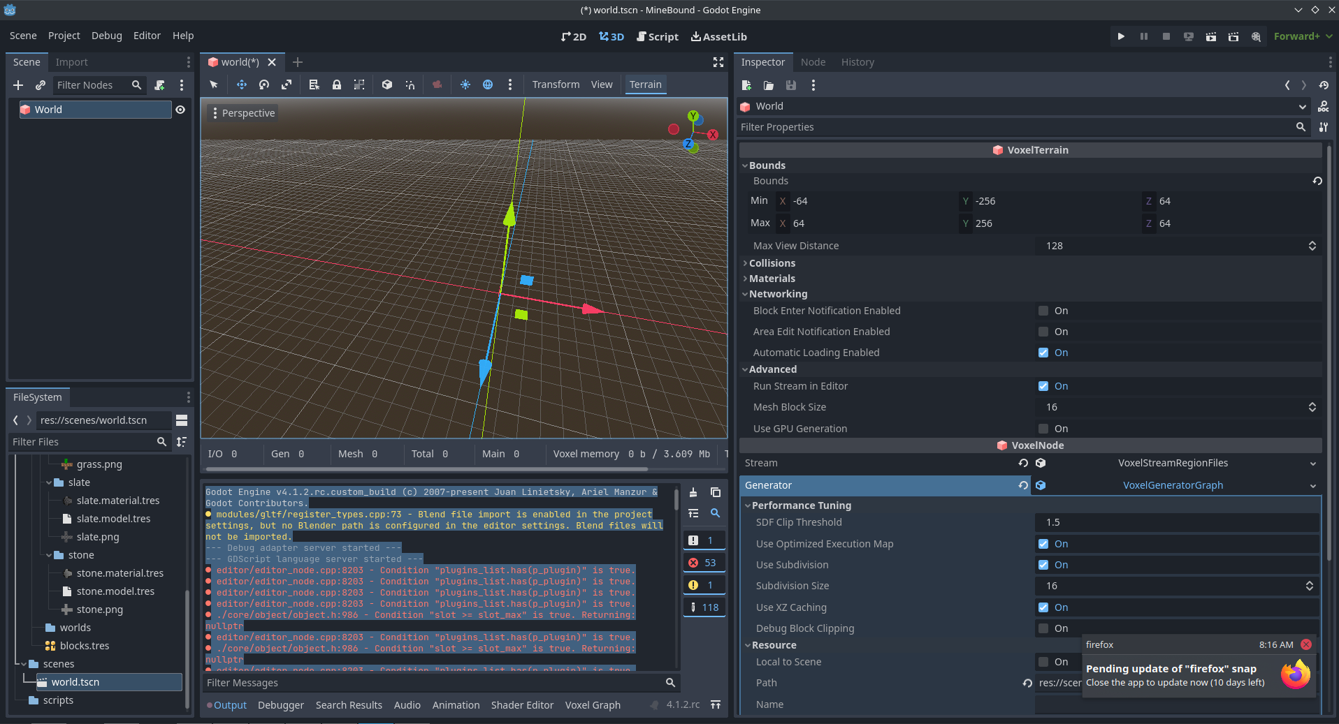 Plugin seems to break in some cases... · Issue #559 · Zylann/godot_voxel · GitHub