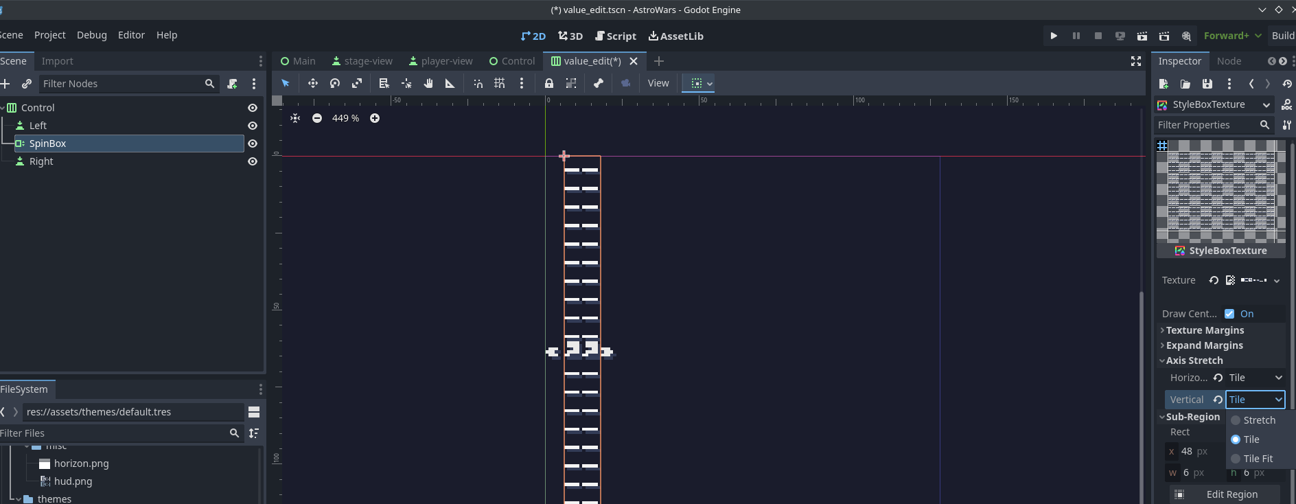 Add a None stretch mode for nine-patch textures · Issue #8459 · godotengine/godot-proposals · GitHub