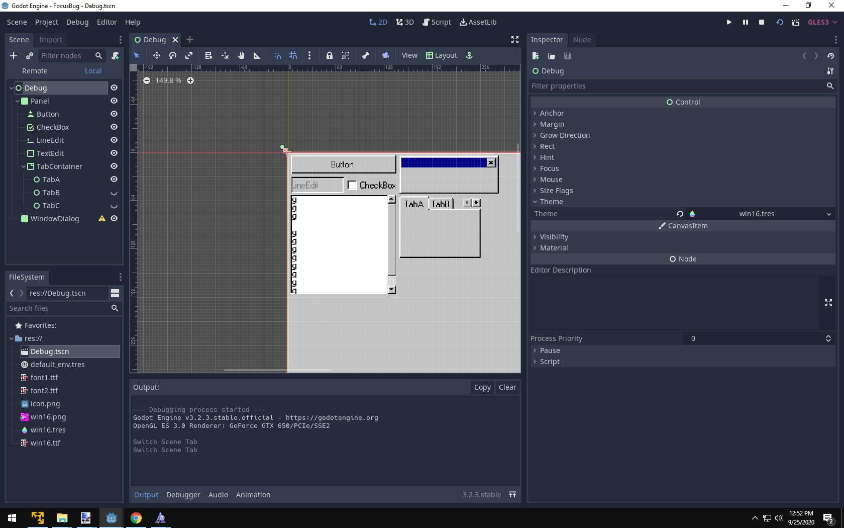 TabContainers foreground tabs are not drawn in front of background tabs · Issue #42345 ...