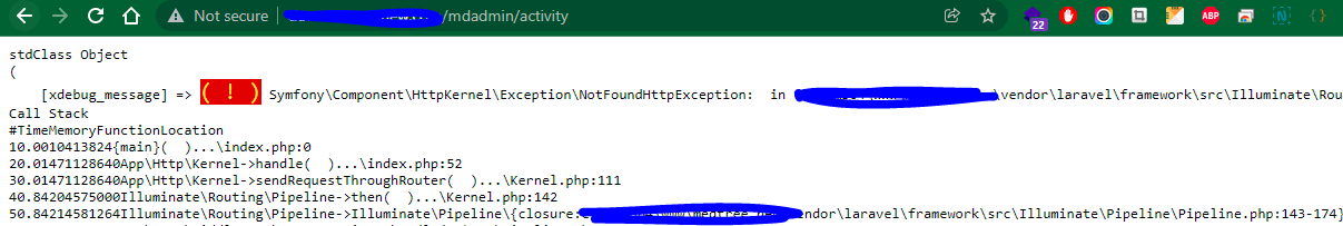 Log activity url not working · Issue #127 · jeremykenedy/laravel-logger · GitHub