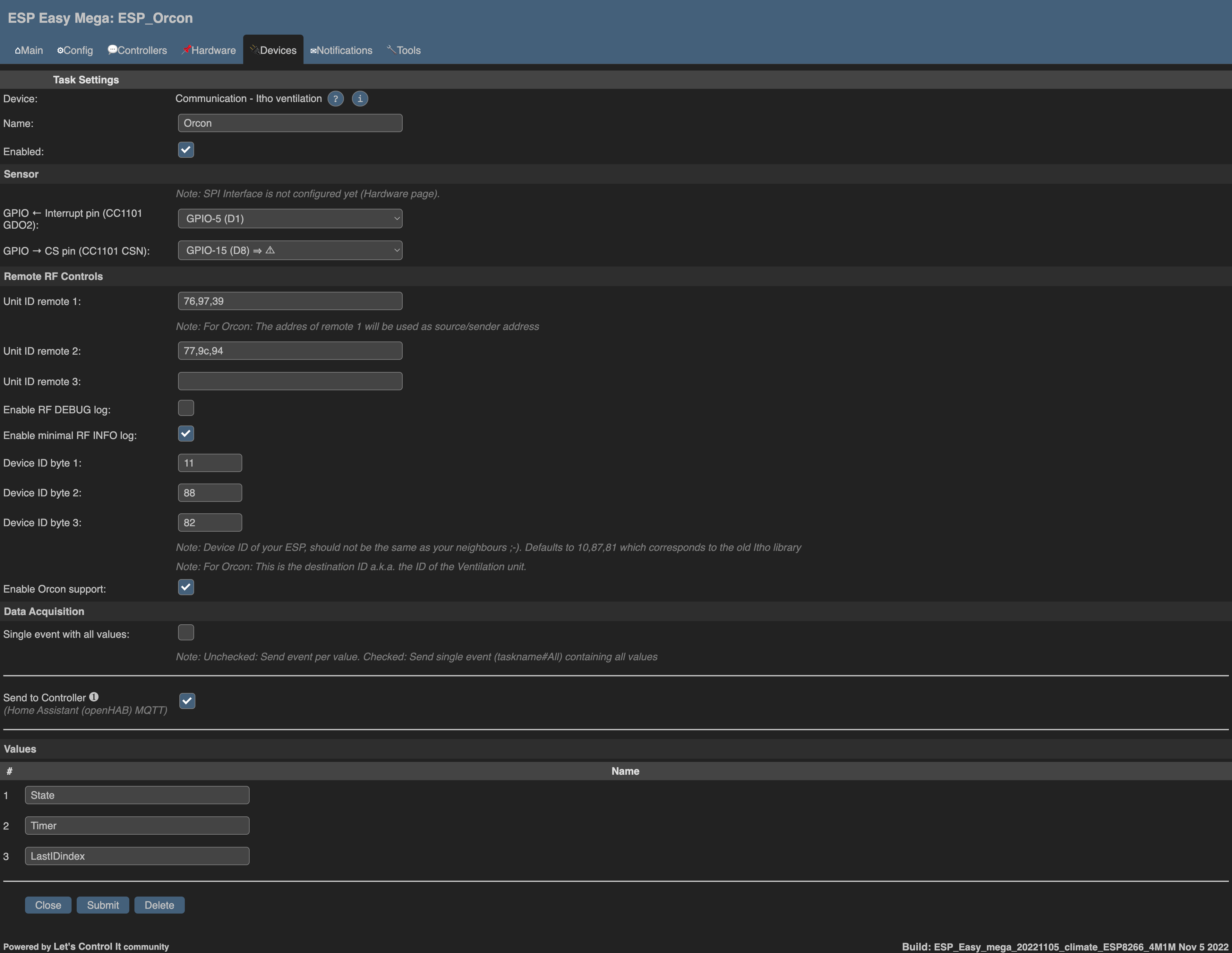 P118 Itho plugin crashes/reboot on SPI and CS settings (ESP8266) · Issue #4395 · letscontrolit ...