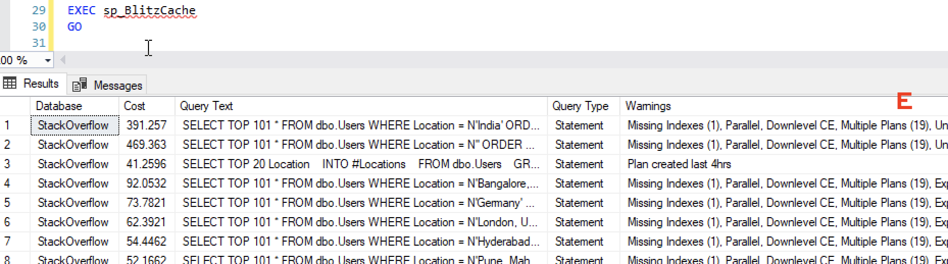 sp_BlitzCache: plan count bug (reported on dba.se) · Issue #2900 · BrentOzarULTD/SQL-Server ...
