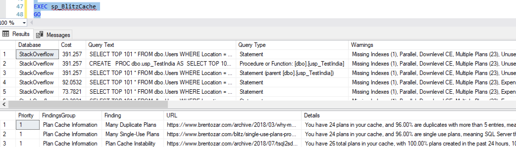 sp_BlitzCache - Bug in duplicate plan query · Issue #2909 · BrentOzarULTD/SQL-Server-First ...