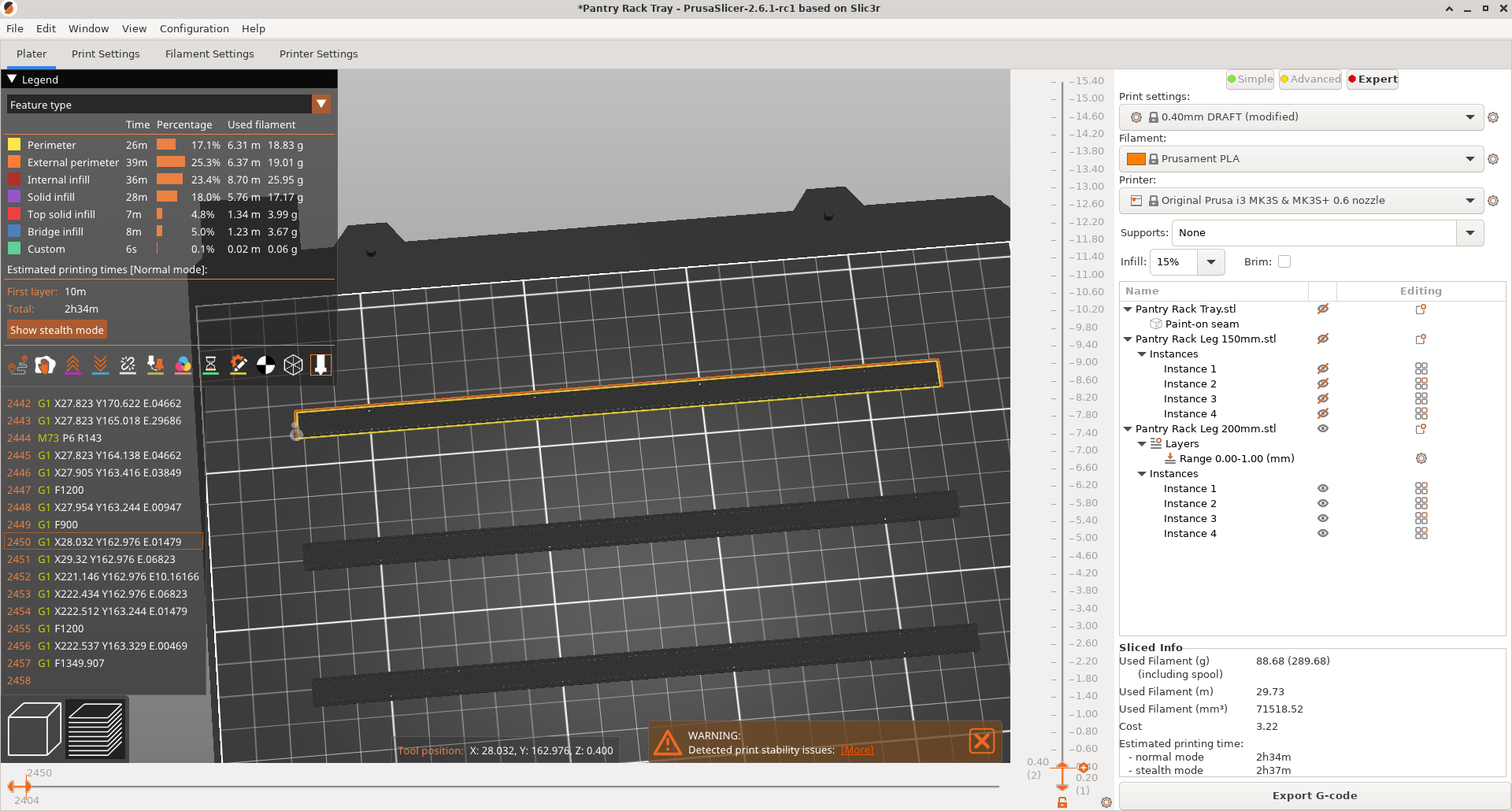 Travel Movment · Issue 11217 · Prusa3d Prusaslicer · Github