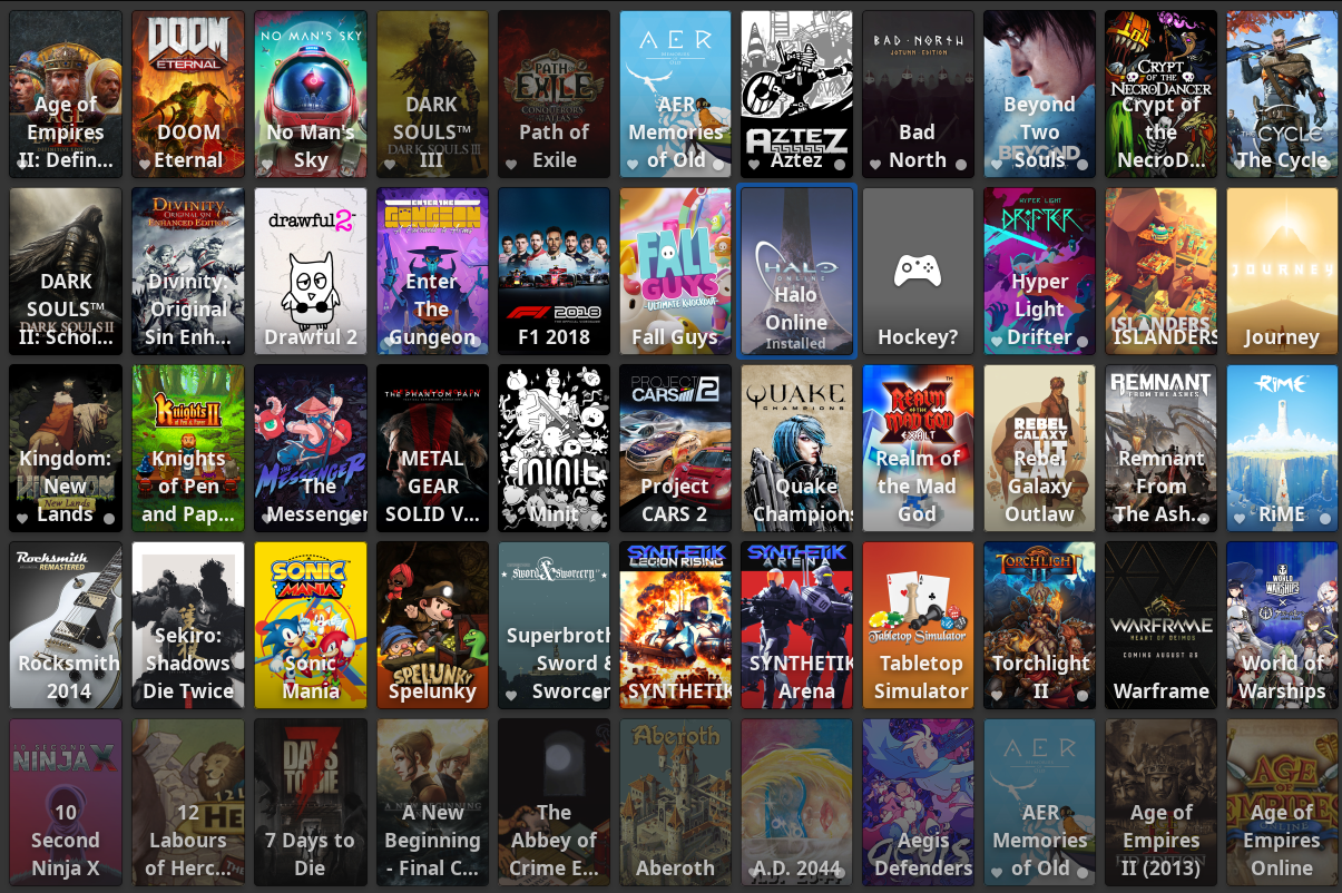 [UI] [GRID] Disable game titles · Issue #422 · tkashkin/GameHub · GitHub