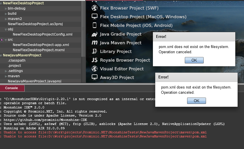 Maven Build Path Prevents Actionscript Build · Issue #521 · Moonshine-IDE/Moonshine-IDE · GitHub