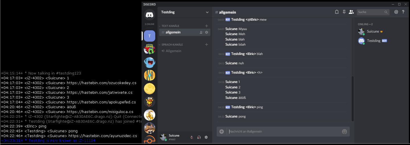 hastebin spam and a question · Issue #23 · Headline/Discord-IRC-Relay · GitHub