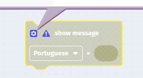 Mutator UI dialog on disabled block with a 'input blinking' behavior ...