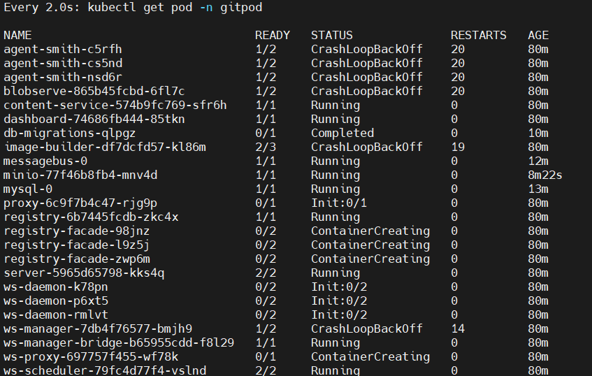 We Encountered A Lot Of Problems In Offline Deployment · Issue 7143 · Gitpod Iogitpod · Github