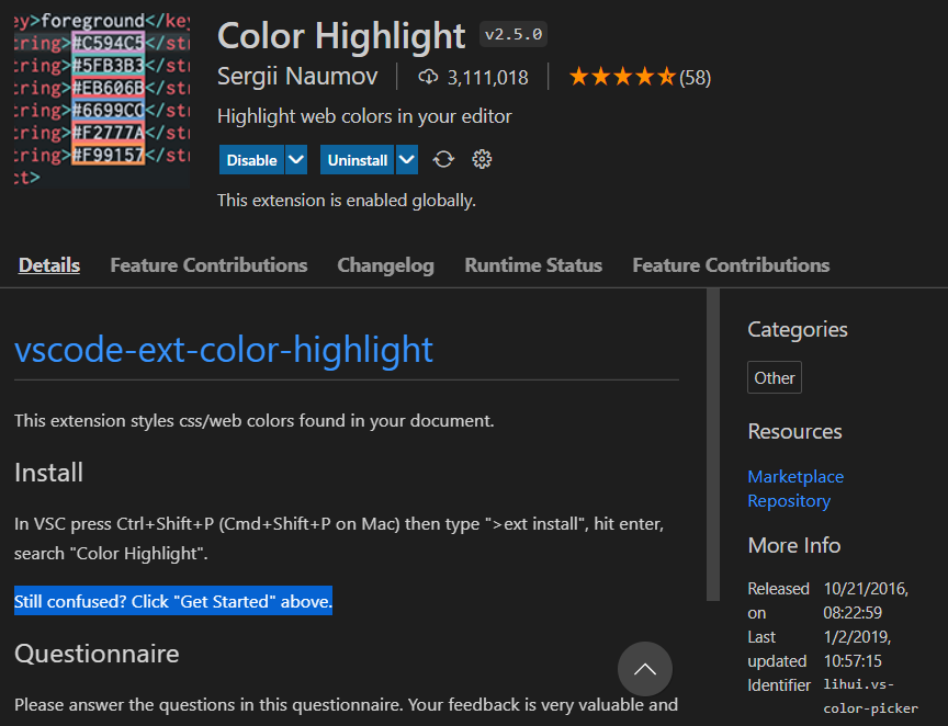Documentation says "get started above" but I see no get started above? · Issue #151 · enyancc ...