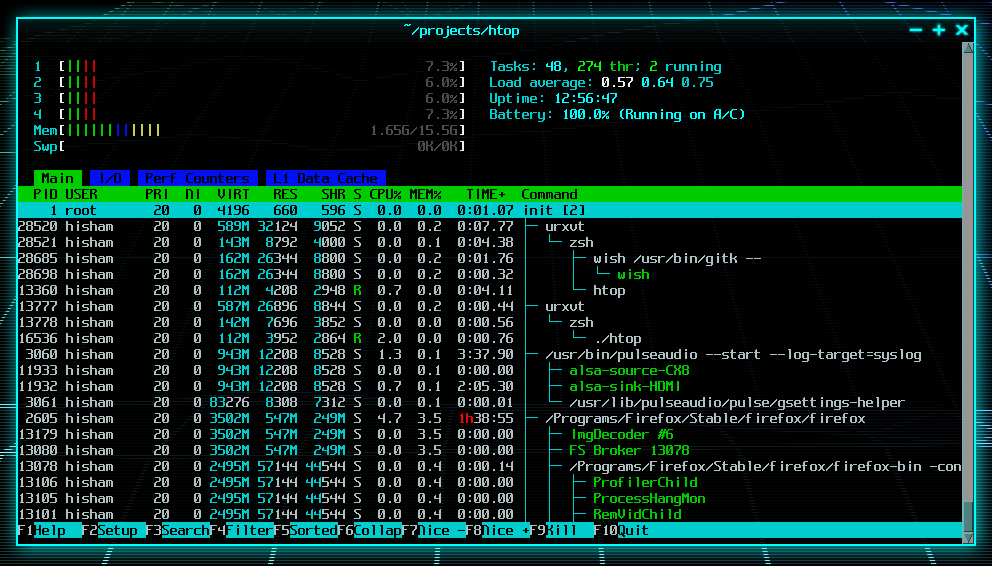 Suggestion: Hide userland threads by default · Issue #99 · htop-dev/htop · GitHub