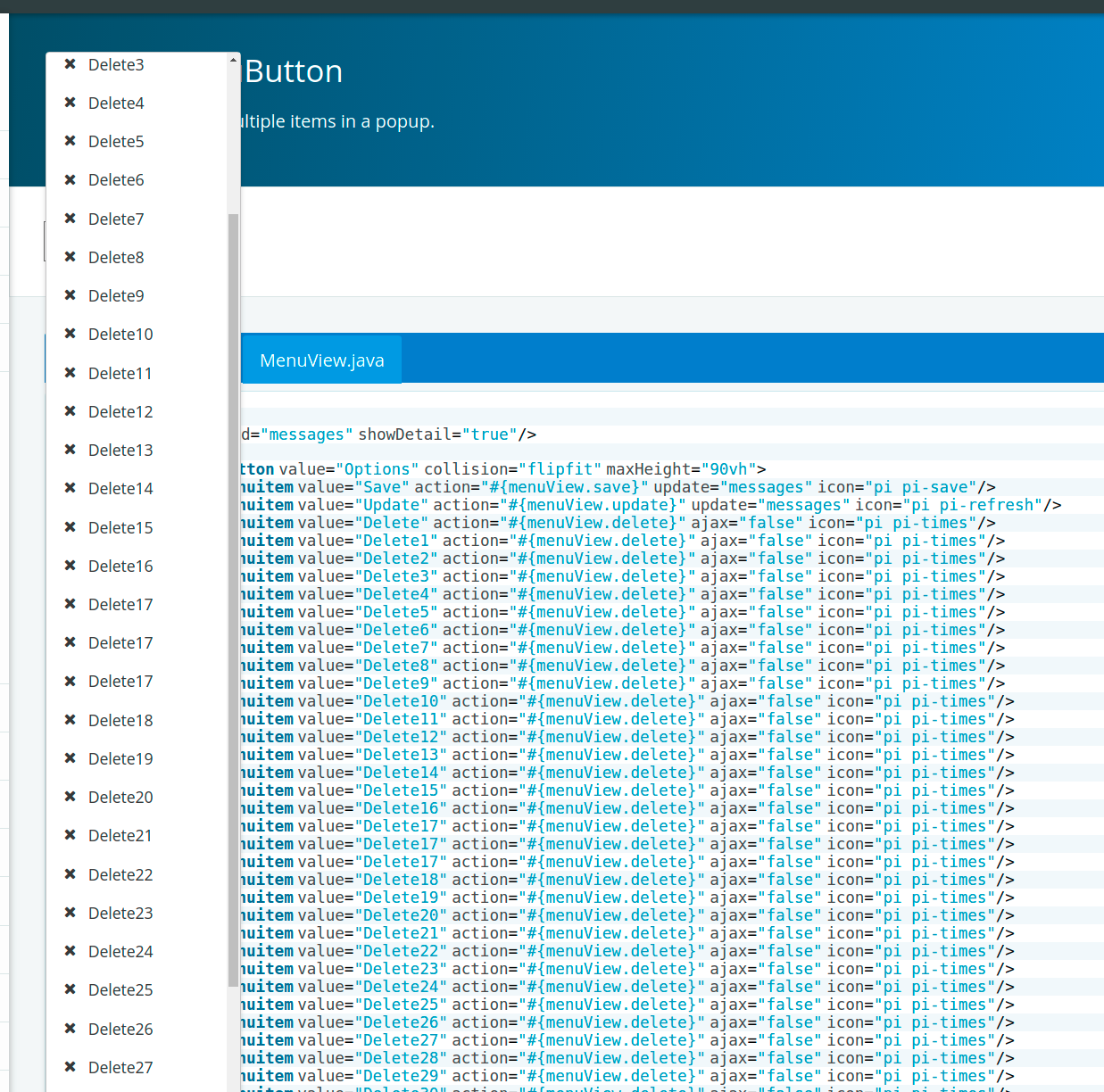 Add properties collision and maxHeight to menu and menuButton · Issue #5032 · primefaces ...