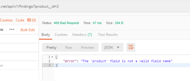 API V1: Error retrieving findings based on products · Issue #859 · DefectDojo/django-DefectDojo ...