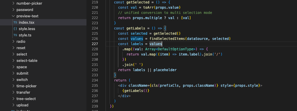 @formily/antd cascader previewText 没有执行 displayRender 方法，那怎么自定义渲染呢？ · alibaba formily ...
