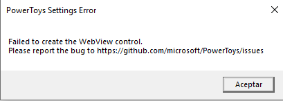 Failed to create the WebView control · Issue #3689 · microsoft/PowerToys · GitHub