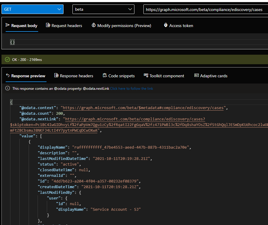The requested operation requires an element of type 'Object', but the target element has type ...