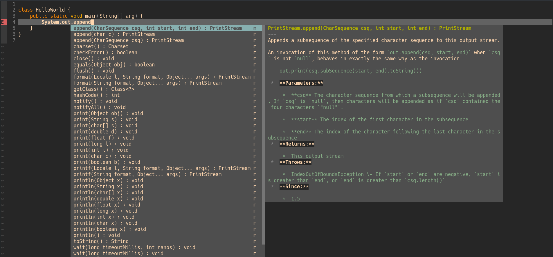 Markdown popup (WIP) · Issue #66 · yegappan/lsp · GitHub