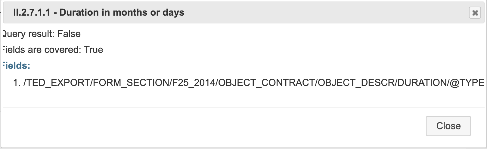 F25: time. unit type used in input data is Month while query check day. · Issue #213 · OP-TED ...
