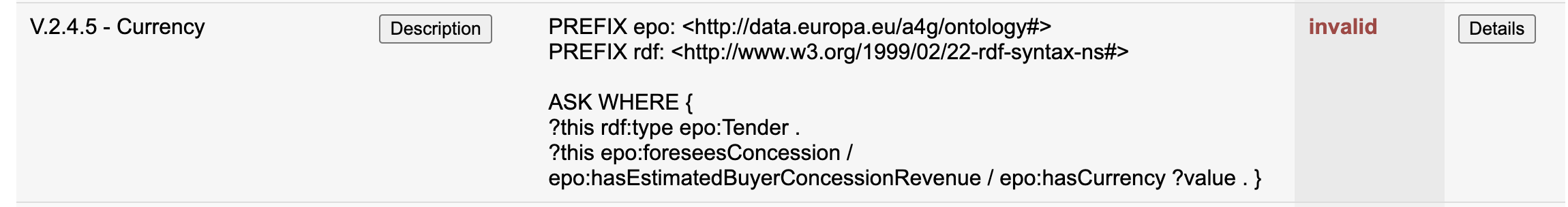 F25: Invalid query on Tender about Currency · Issue #214 · OP-TED/ted-rdf-mapping · GitHub