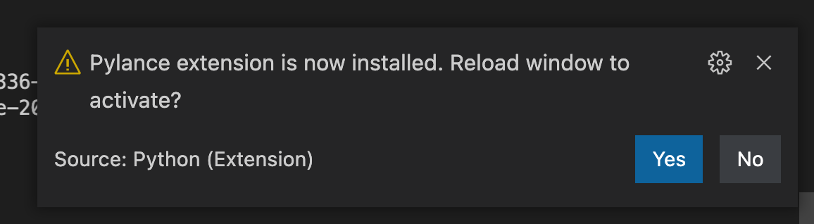 Prompted to reload window every time on devcontainer open · Issue #2529 · microsoft/pylance ...