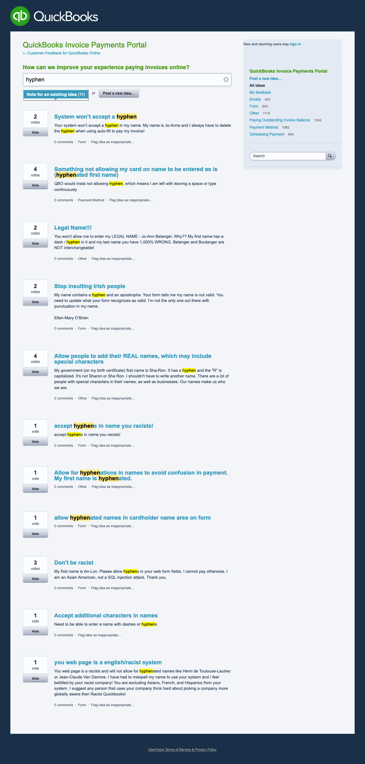 QBO issue, not related to this project per se but I don't have a social media account to get ...