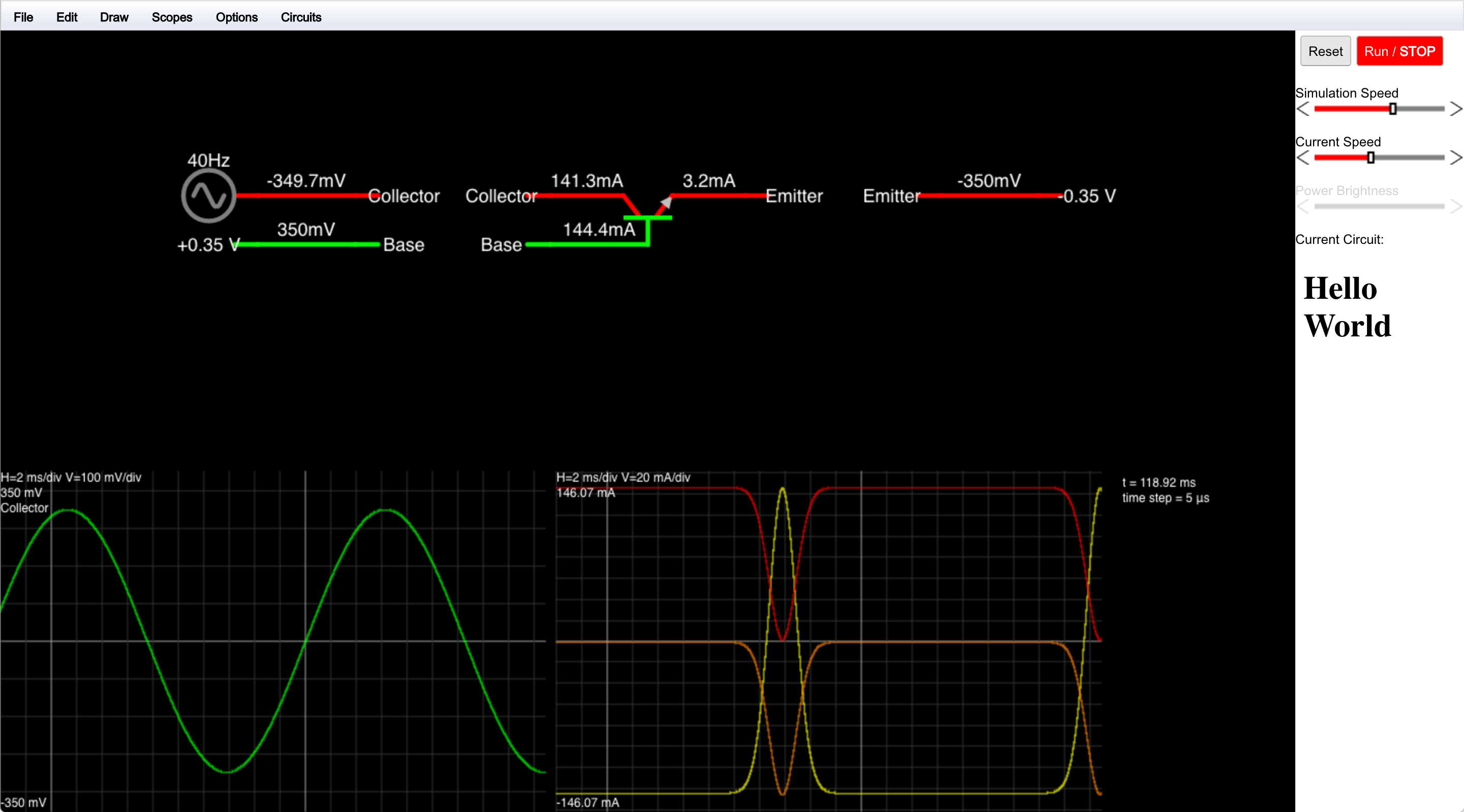 Question: how did you derive your bipolar junction transistor model (TransistorElm.java ...