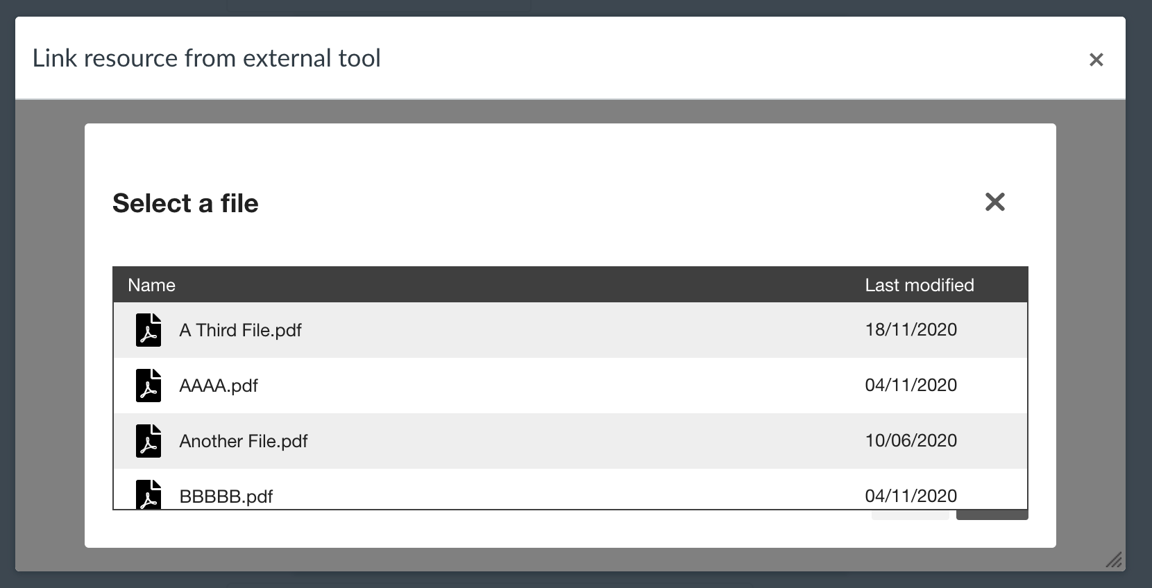 Style regressions in file picker dialogs · Issue #2667 · hypothesis/lms · GitHub