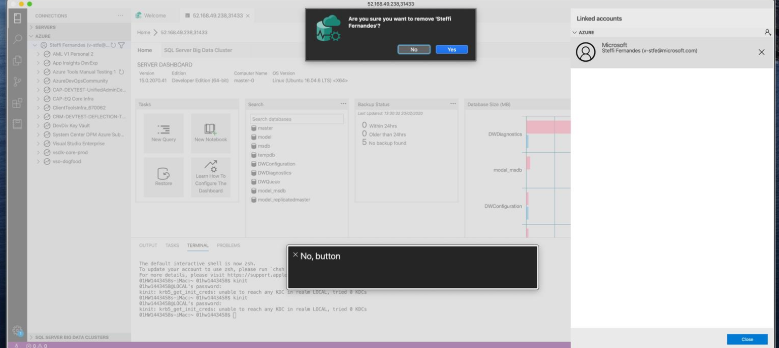 A11y_SQLAzureDataStudio_DeleteAzureAccount_DeleteAzureAccount_ScreenReader:The dialog is not ...