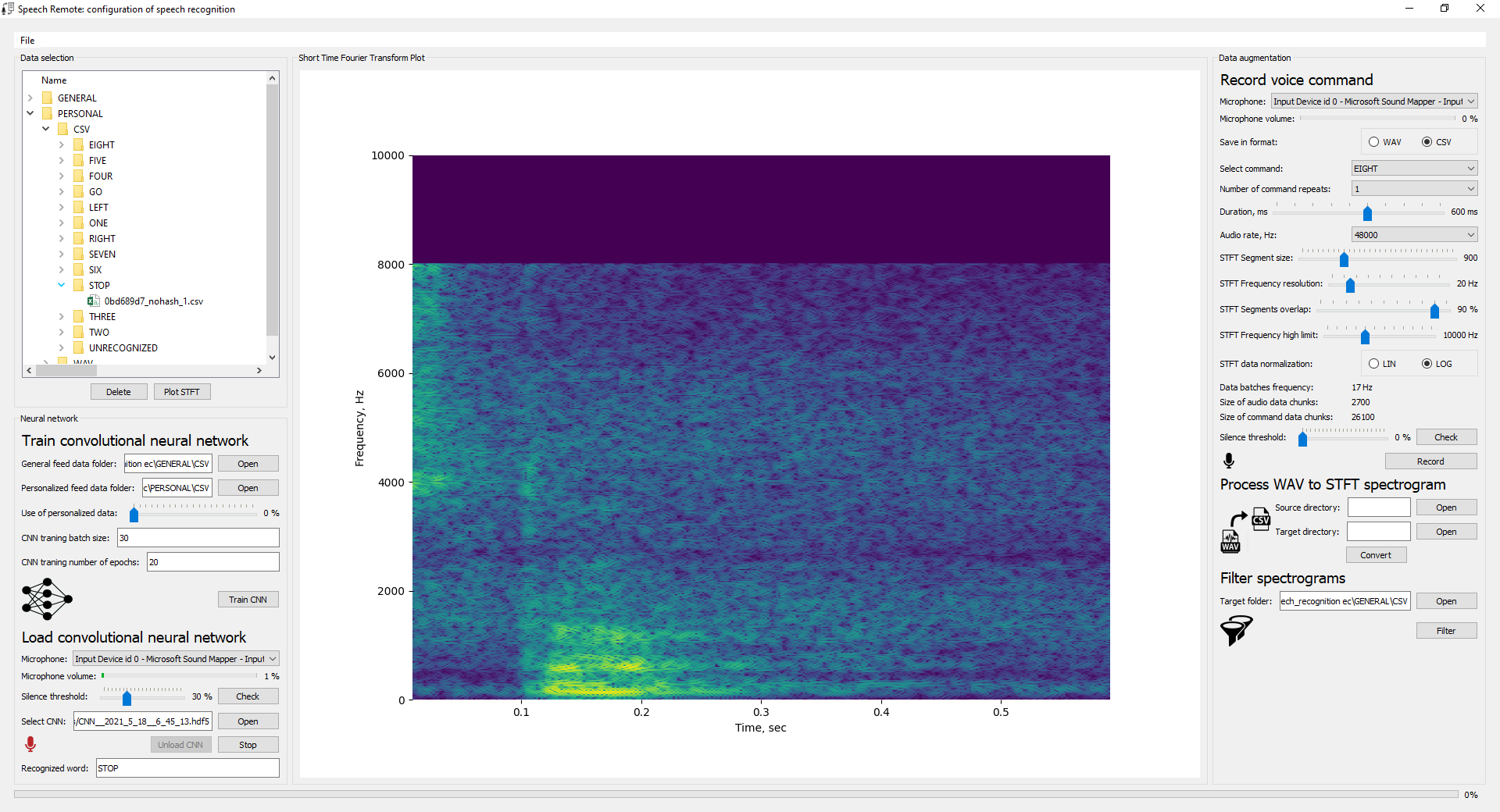 GitHub - inemov/cnn_speech_recognition: Programm module with GUI for ...